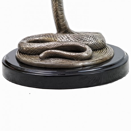 Art Deco Edgar Brandt Style Antique Silver Bronze Snake Table-Floor ...